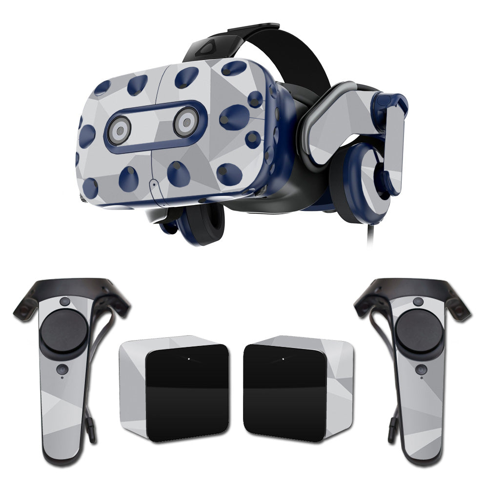 Gray Polygon Skin For HTC VIVE Pro Full Coverage — MightySkins