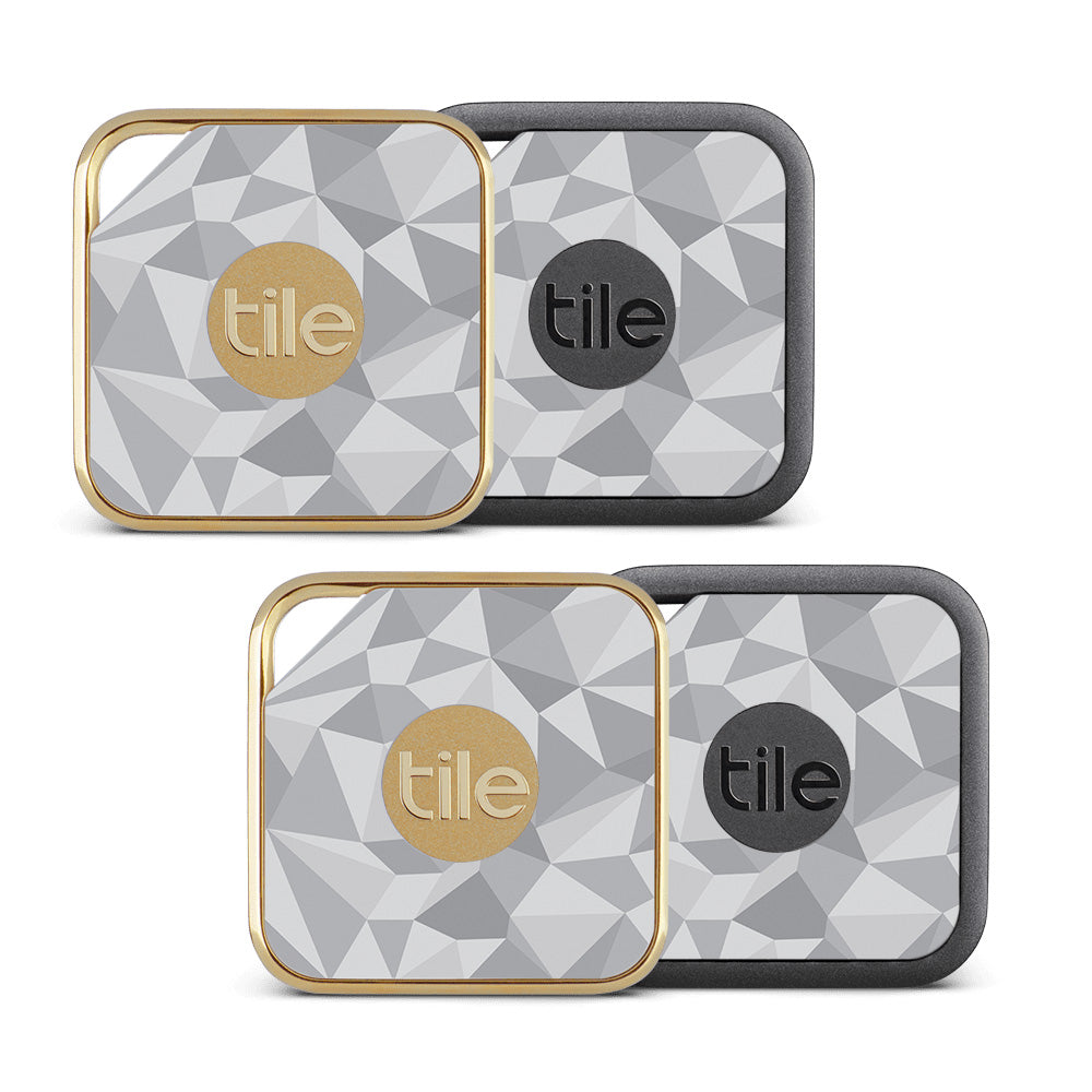 Gray Polygon Skin For Tile Pro Sport & Style Smart 4 Pack of Skins ...