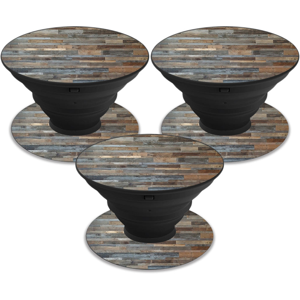 Gray Wood Skin For PopSocket PopSocket — MightySkins