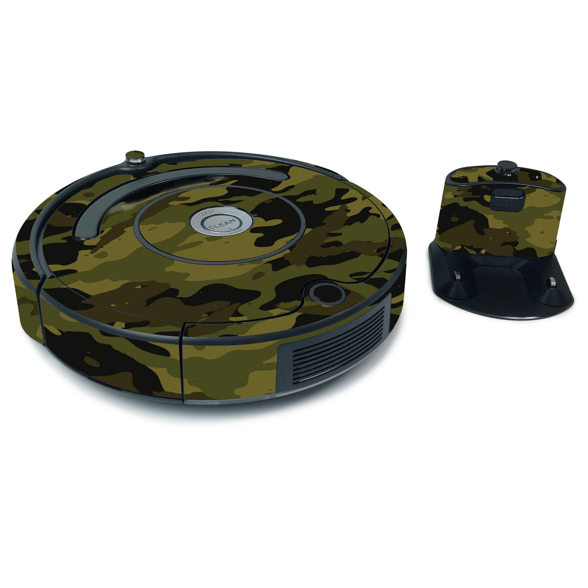 Green Camouflage Skin For iRobot Roomba 675 Max Coverage — MightySkins