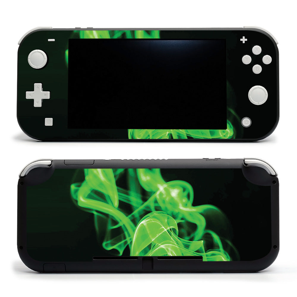 Green Flames Skin For Nintendo Switch Lite — MightySkins