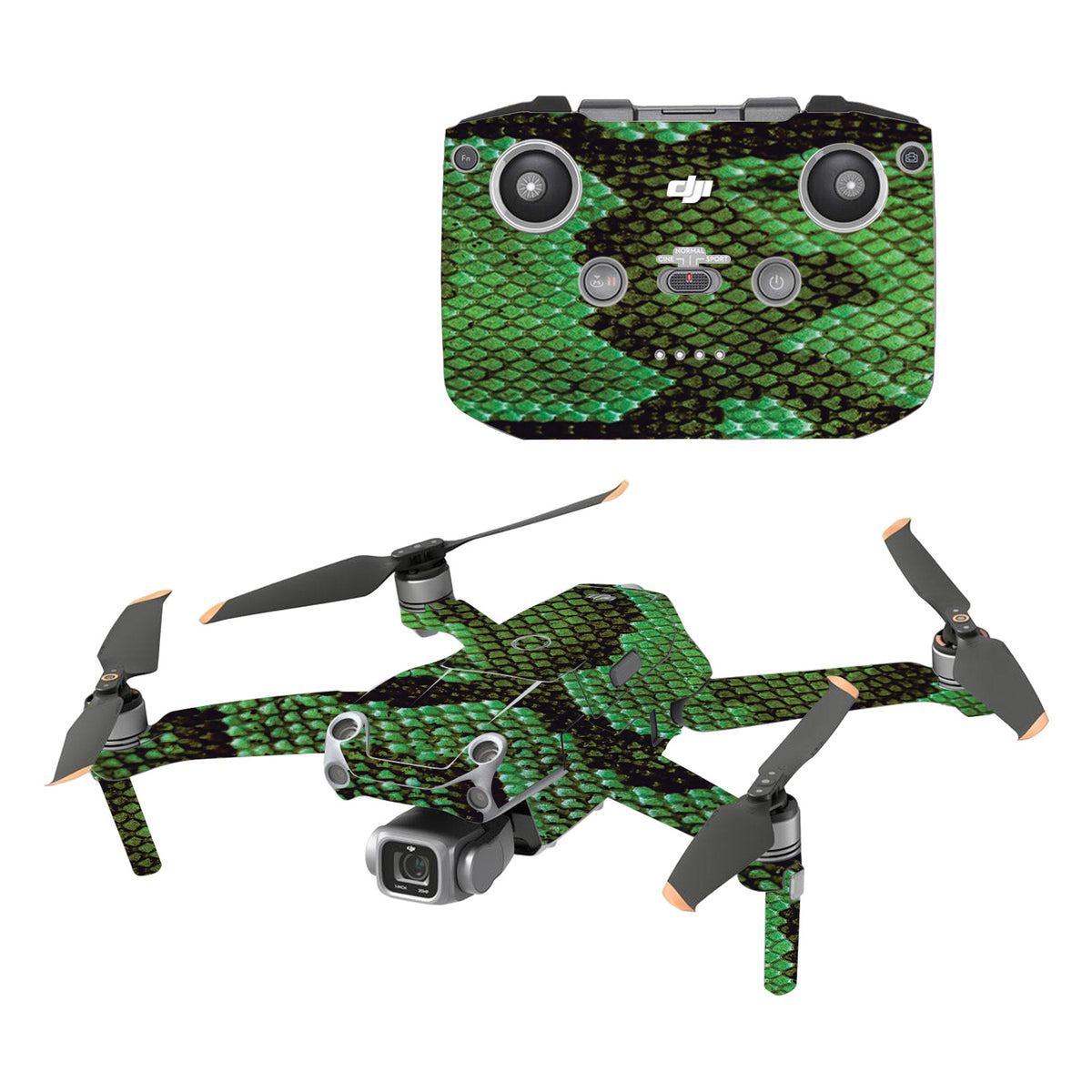 Green Serpent Skin For DJI Air 2S — MightySkins