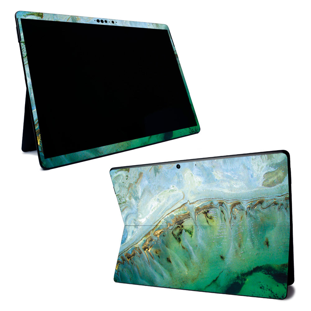 Green Shell Skin For Microsoft Surface Pro X — MightySkins
