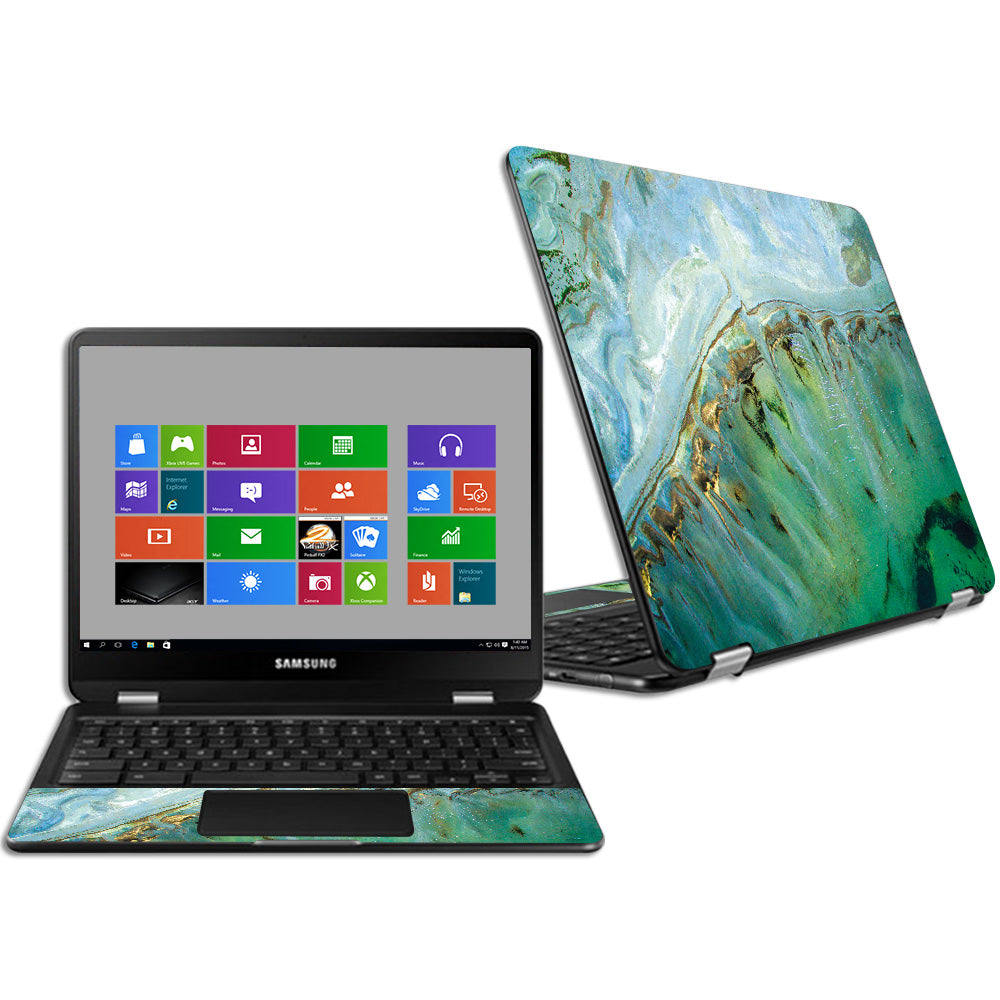 Green Shell Skin For Chromebook Pro 12.3" — MightySkins