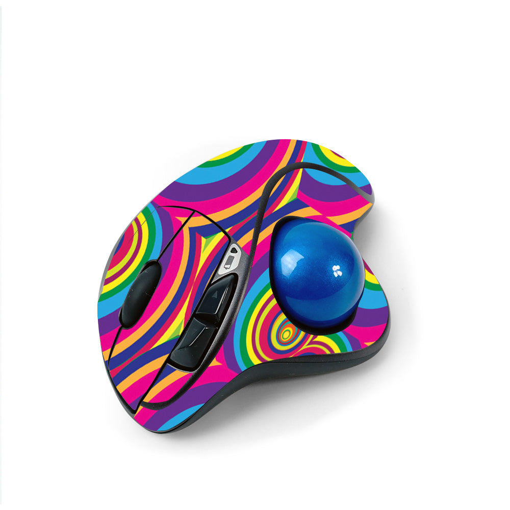 Groovy 60s Skin For Logitech M570 Wireless Trackball Mouse — MightySkins