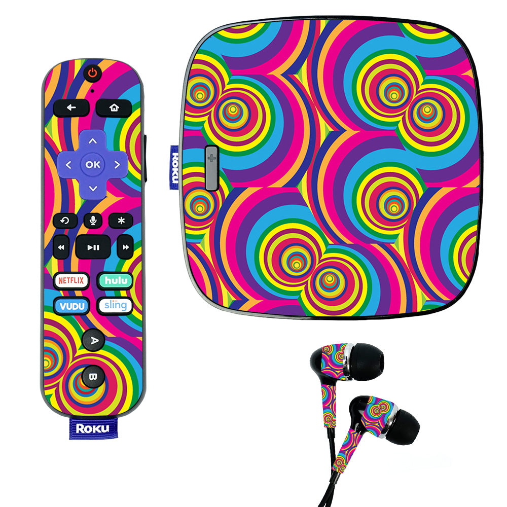 Groovy 60s Skin For Roku Ultra — MightySkins