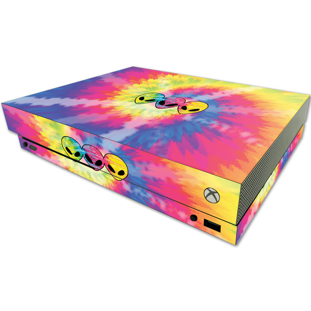Groovy Aliens Skin For Microsoft One X Console Only — MightySkins