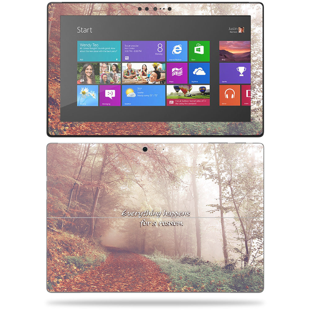 Happens For A Reason Skin For Microsoft Surface Pro — MightySkins
