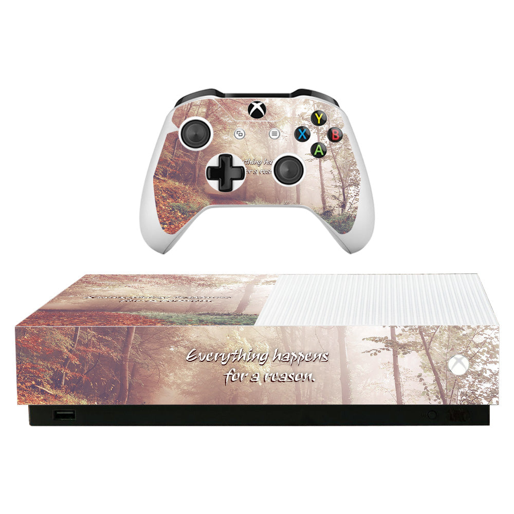 Happens For A Reason Skin For Microsoft Xbox One S All-Digital Edition ...
