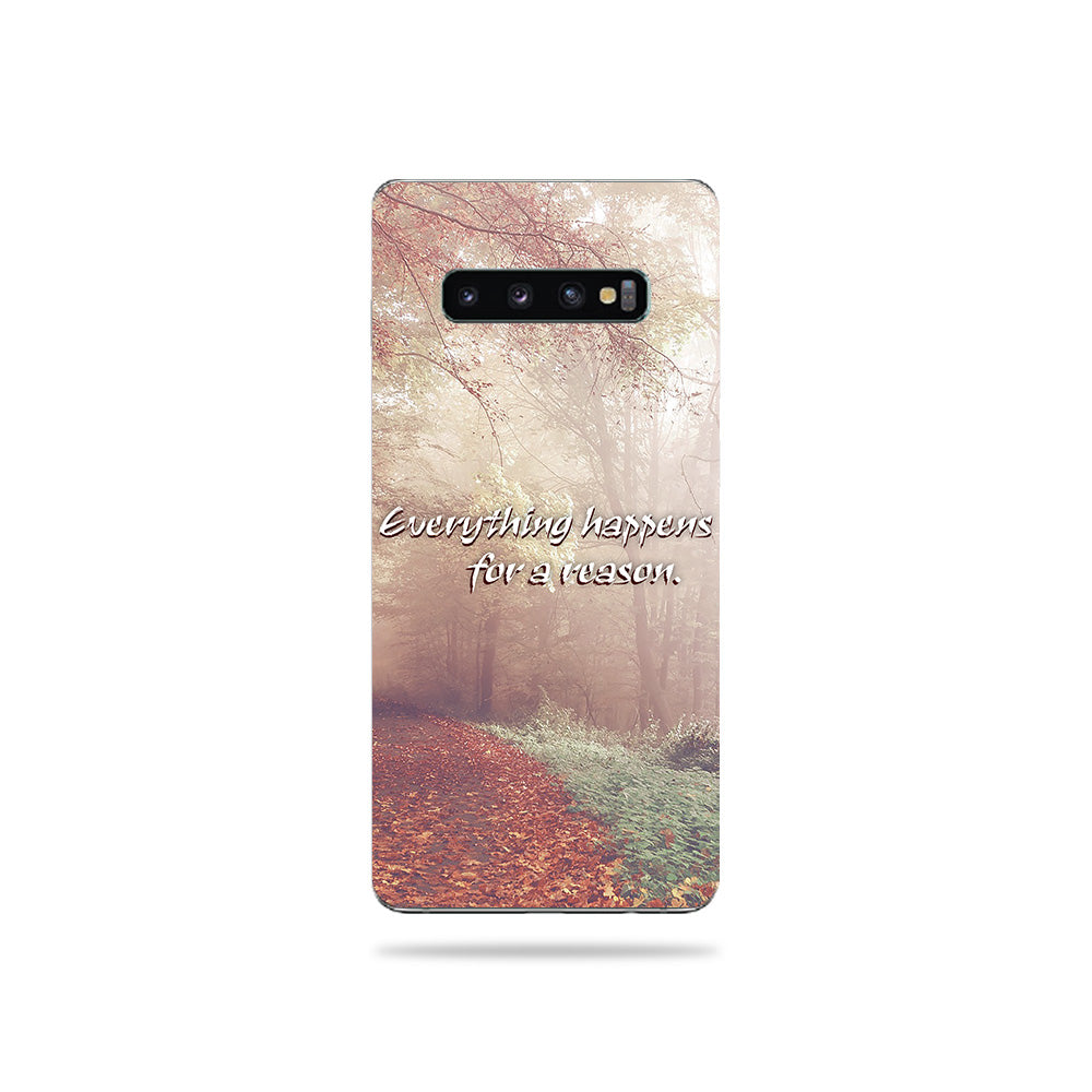 Happens For A Reason Skin For Samsung Galaxy S10 — MightySkins