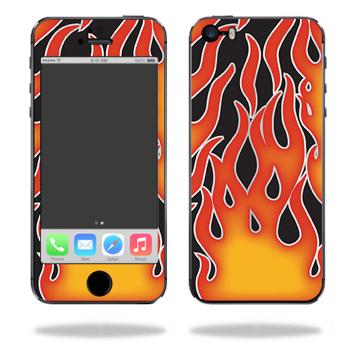 Hot Flames Skin For Apple iPhone SE — MightySkins