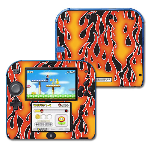 Hot Flames Skin For Nintendo 2DS — MightySkins