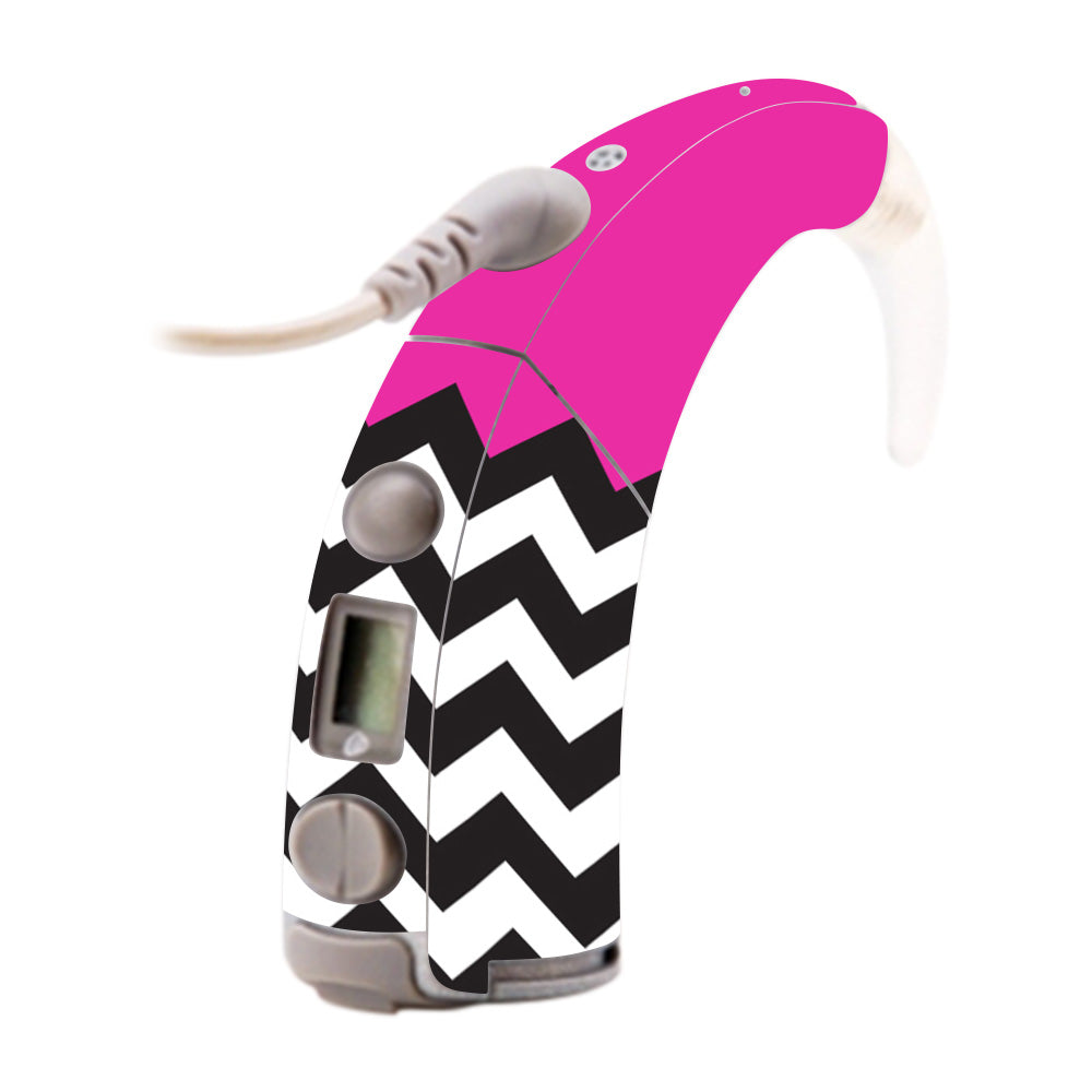 Hot Pink Chevron Skin For Cochlear Nucleus Freedom — MightySkins
