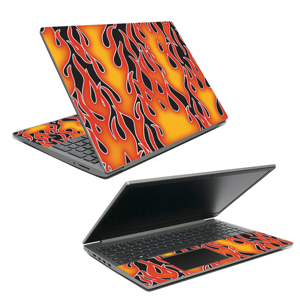 Hot Flames Skin For IdeaPad S145 15" (2019) — MightySkins
