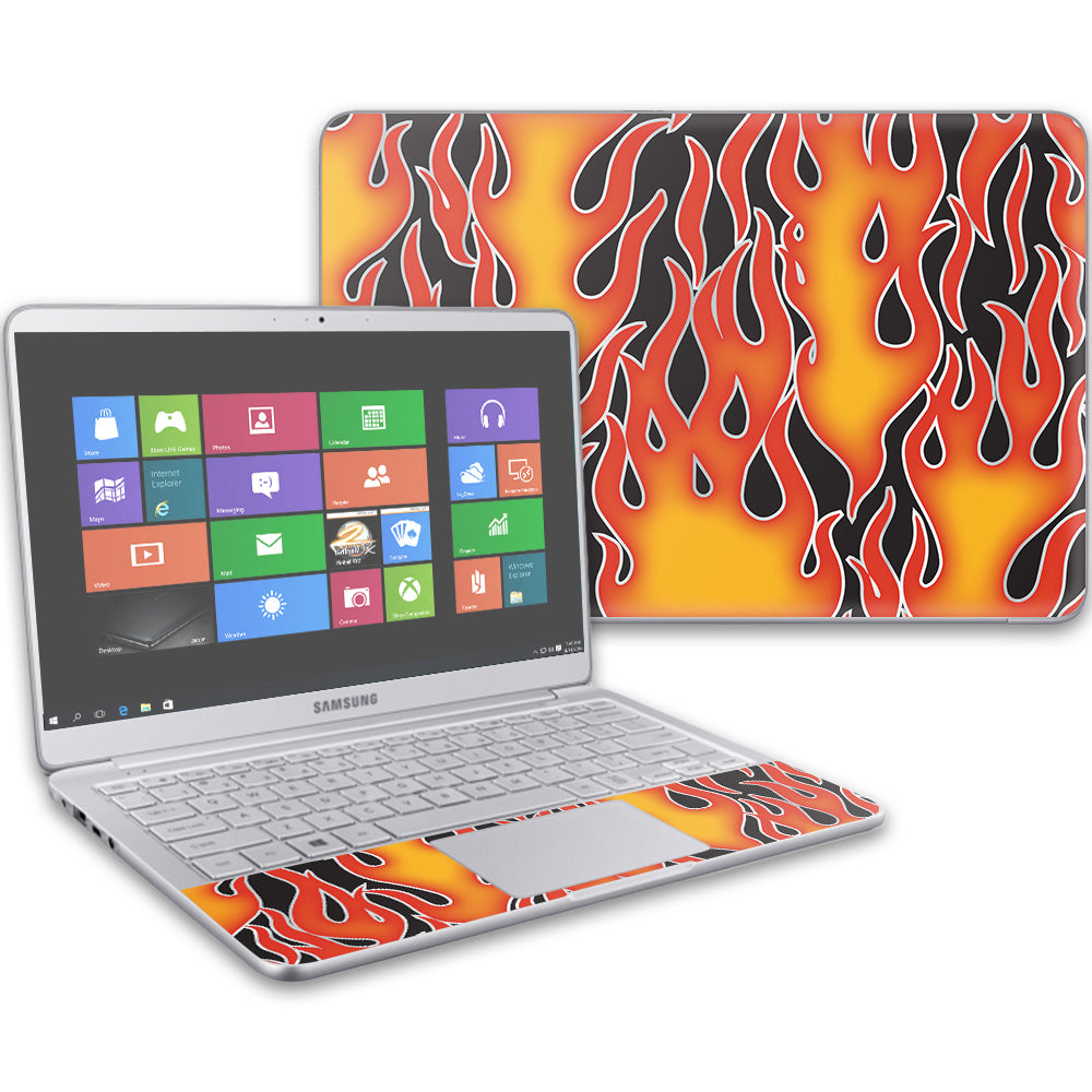 Hot Flames Skin For Notebook 9 — MightySkins