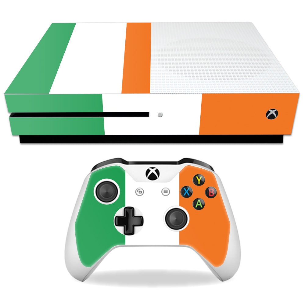 Irish Flag Skin For Microsoft Xbox One S — MightySkins