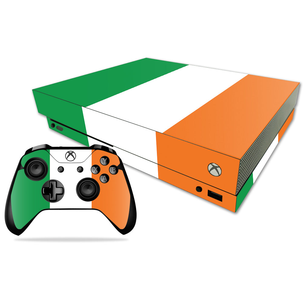Irish Flag Skin For Microsoft Xbox One X — MightySkins