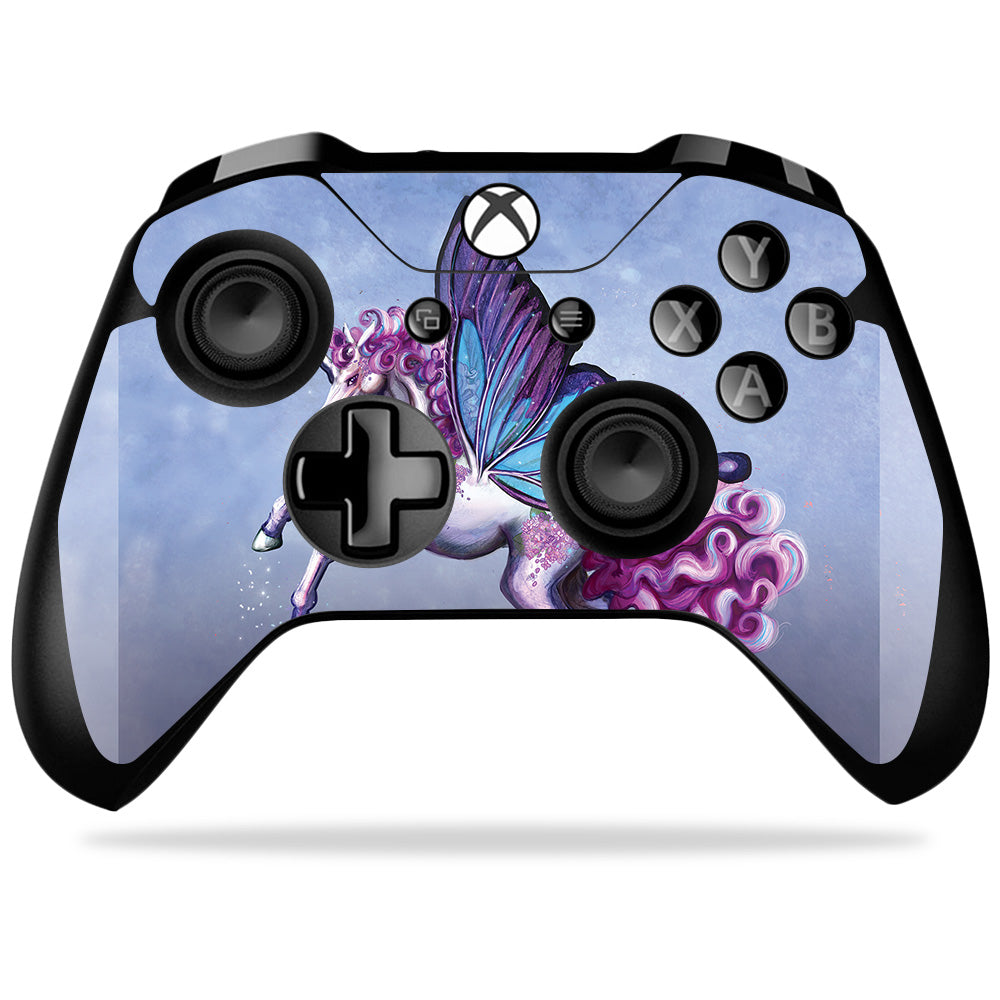 Lilac Unicorn Skin For Microsoft Xbox One X Controller — MightySkins
