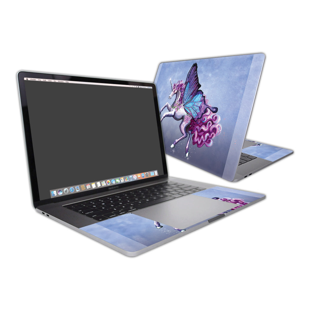 Lilac Unicorn Skin For MacBook Pro 15" (2016) Touch Bar — MightySkins