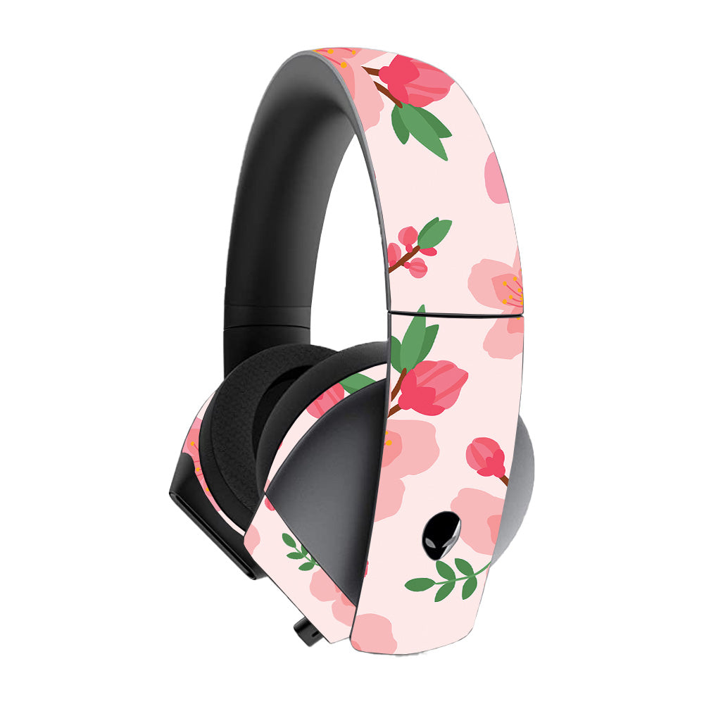 Lilies In Bloom Skin For Alienware 7.1 Gaming Headset — MightySkins