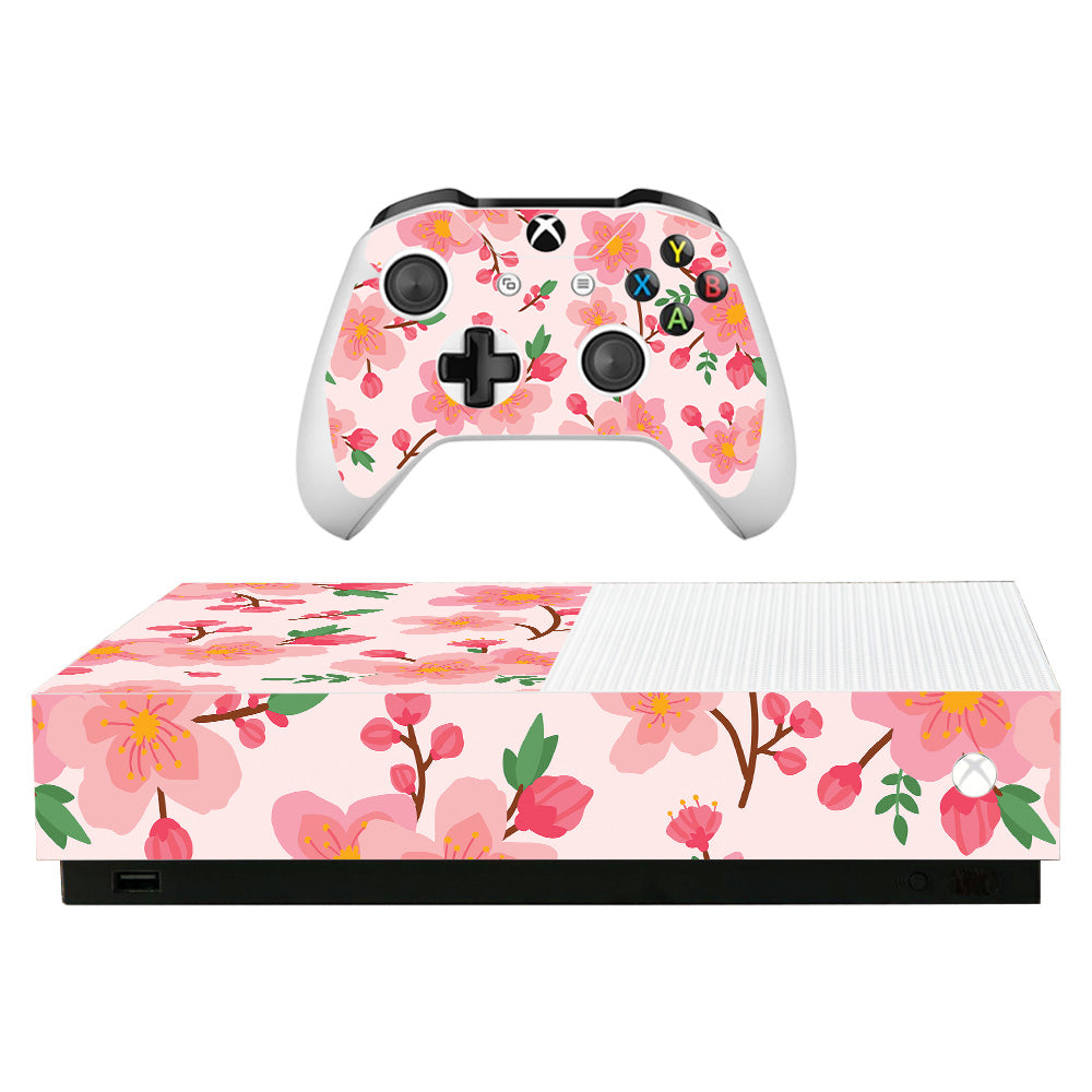 Lilies In Bloom Skin For Microsoft Xbox One S All-Digital Edition ...