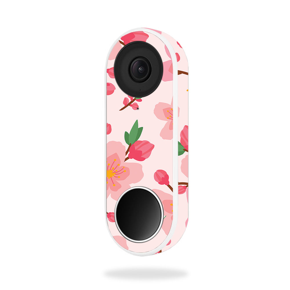 Lilies In Bloom Skin For Nest Hello Video Doorbell — MightySkins