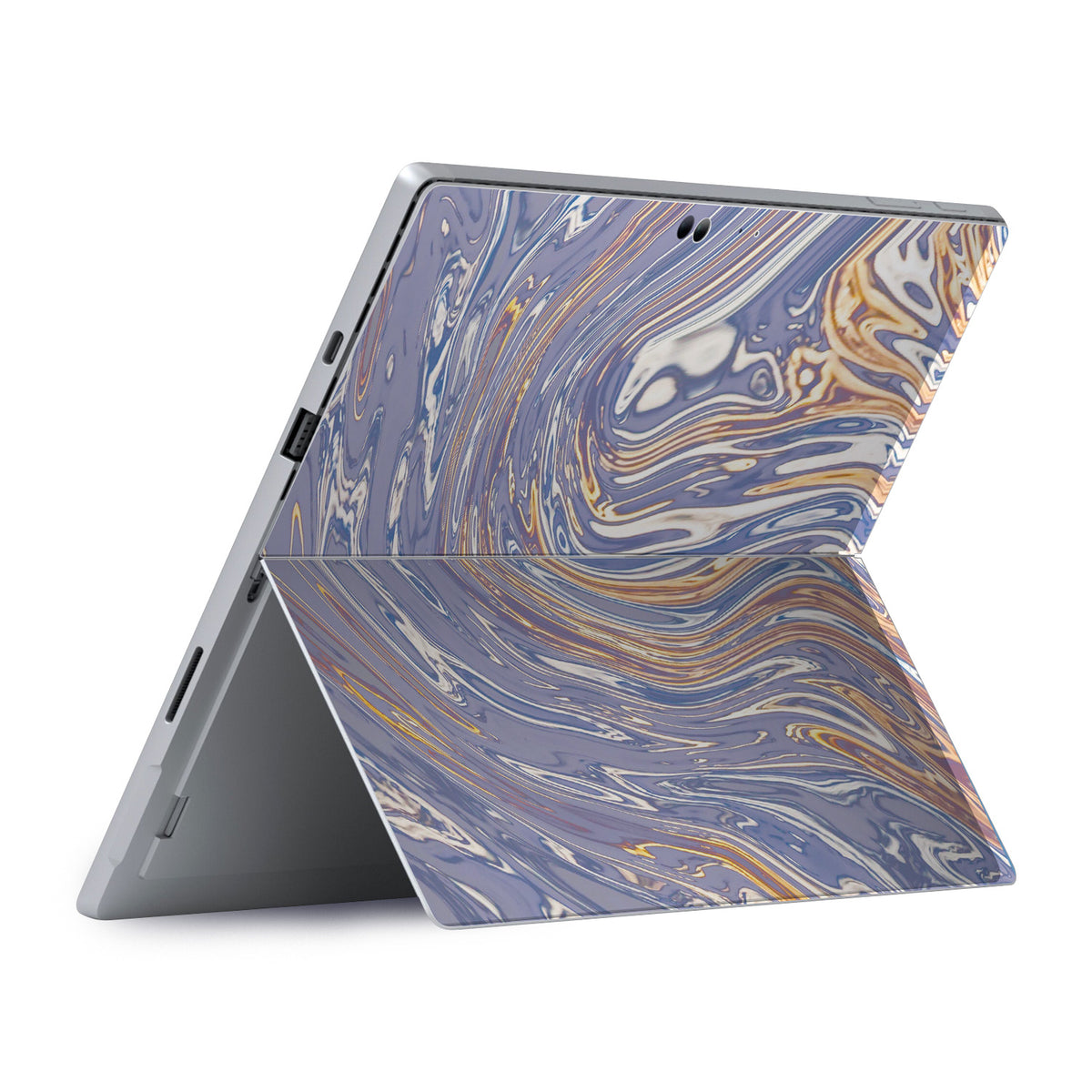 Liquid Silver Skin For Microsoft Surface Pro 8 Laptop — MightySkins