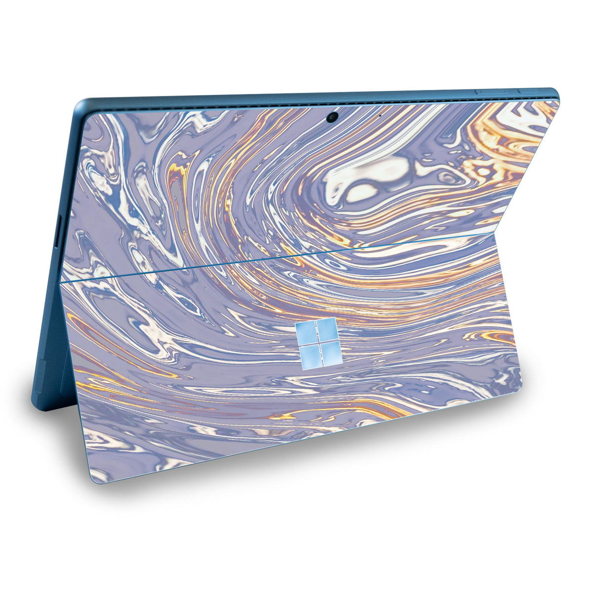Liquid Silver Skin For Microsoft Surface Pro 9 (2022) — MightySkins
