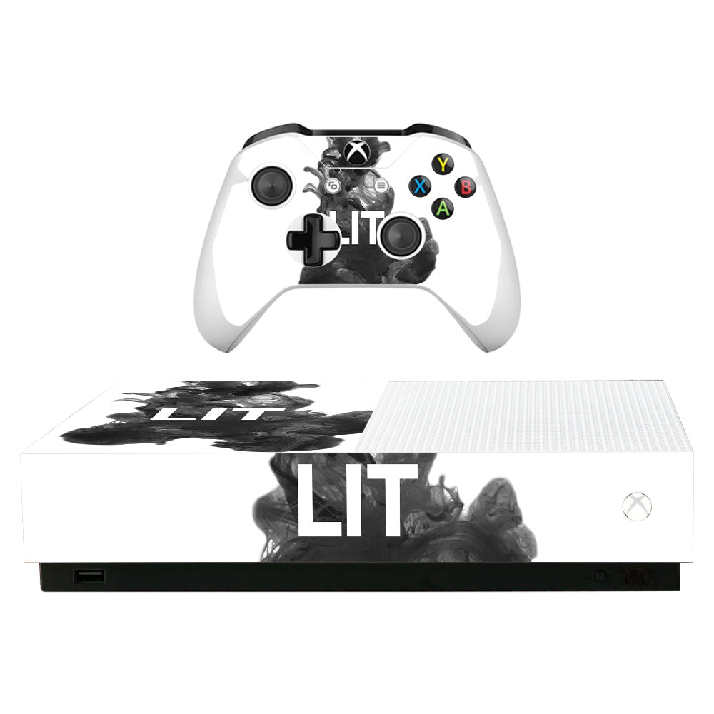 Lit Skin For Microsoft Xbox One S All-Digital Edition — MightySkins