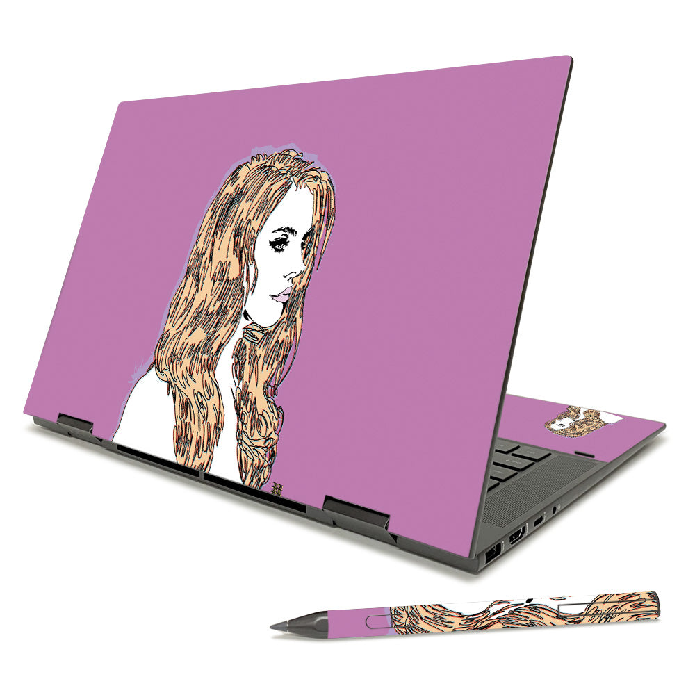 Lizzy Skin For Envy x360 15" (2021) — MightySkins