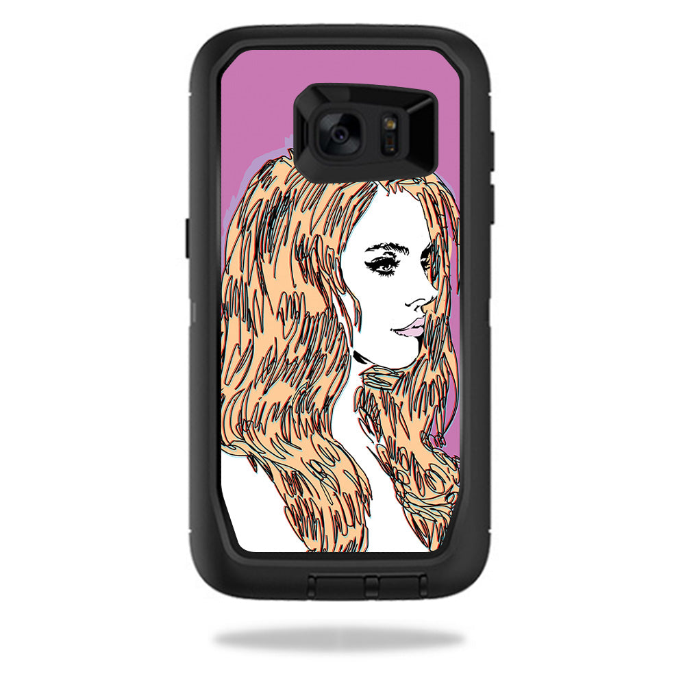 Lizzy Skin For OtterBox Defender Galaxy S7 Edge Case — MightySkins
