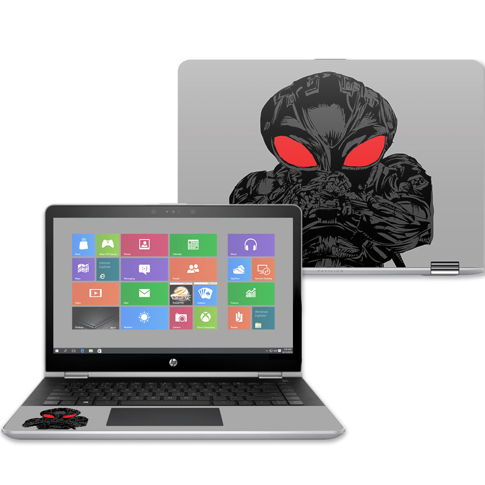 Manta Villain Skin For HP Pavilion x360 14" (2017) — MightySkins