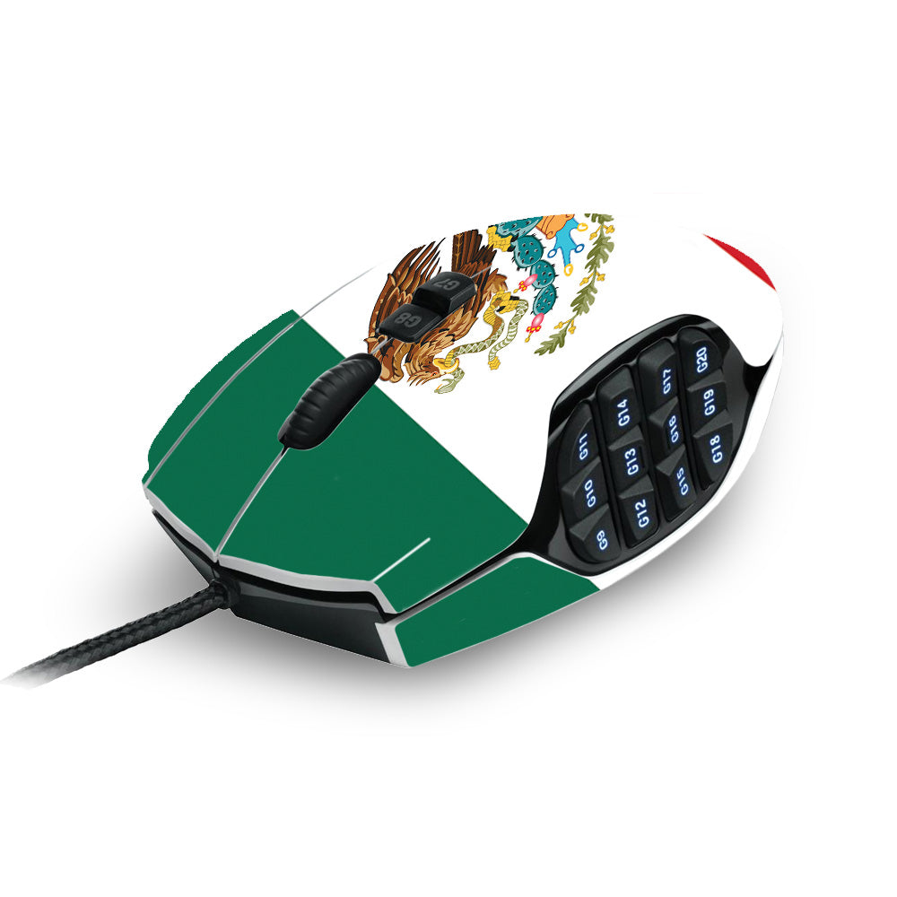 Mexican Flag Skin For Logitech G600 MMO Gaming Mouse — MightySkins