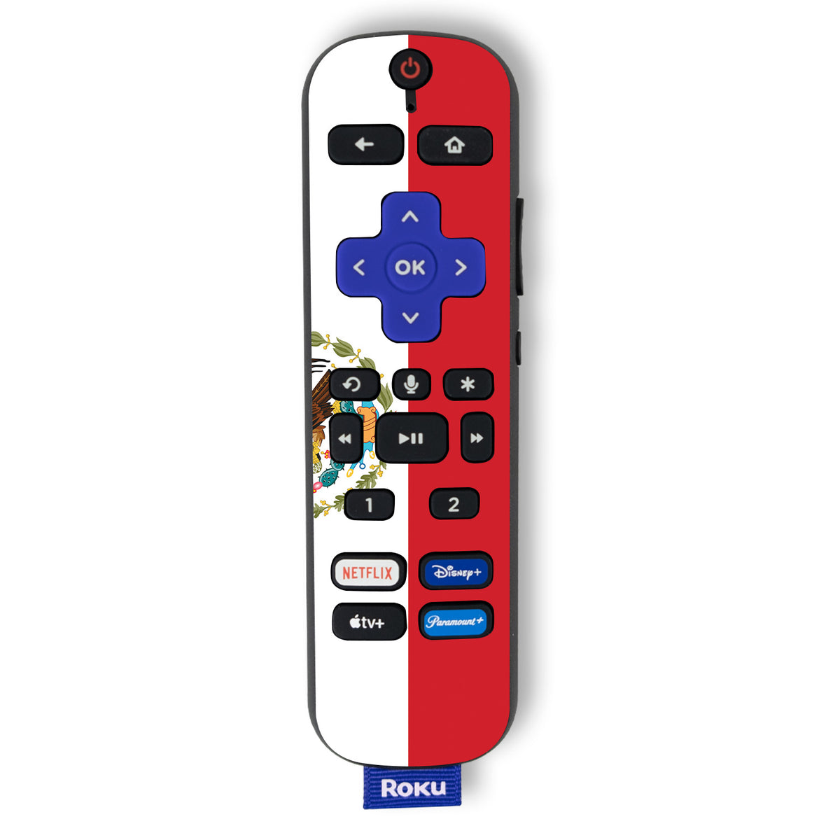 Mexican Flag Skin For Roku Voice Remote Pro — MightySkins