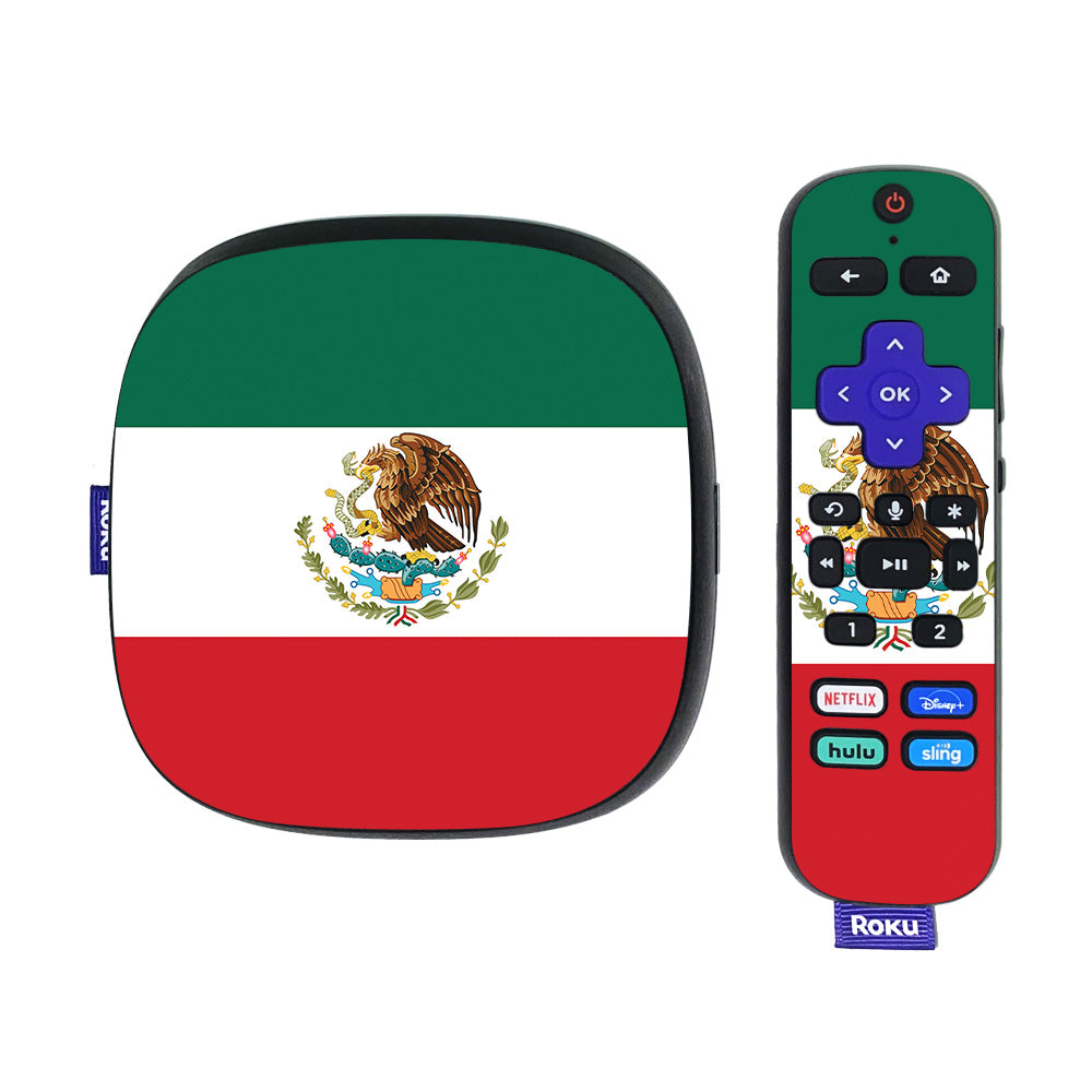 Mexican Flag Skin For Roku Ultra HDR 4K Streaming Media Player (2020 ...