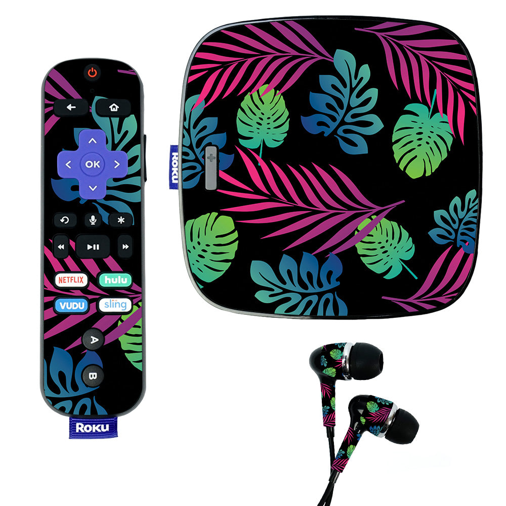 Neon Tropics Skin For Roku Ultra — MightySkins