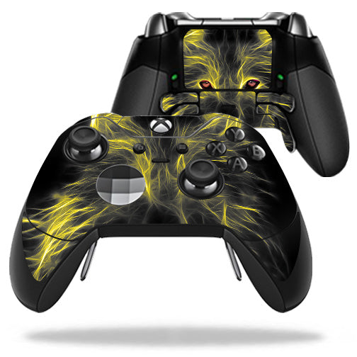 Neon Wolf Skin For Microsoft Xbox One Elite Controller — MightySkins