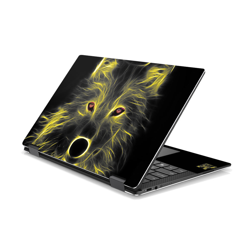 Neon Wolf Skin For XPS 13 9365 2-In-1 (2017) — MightySkins