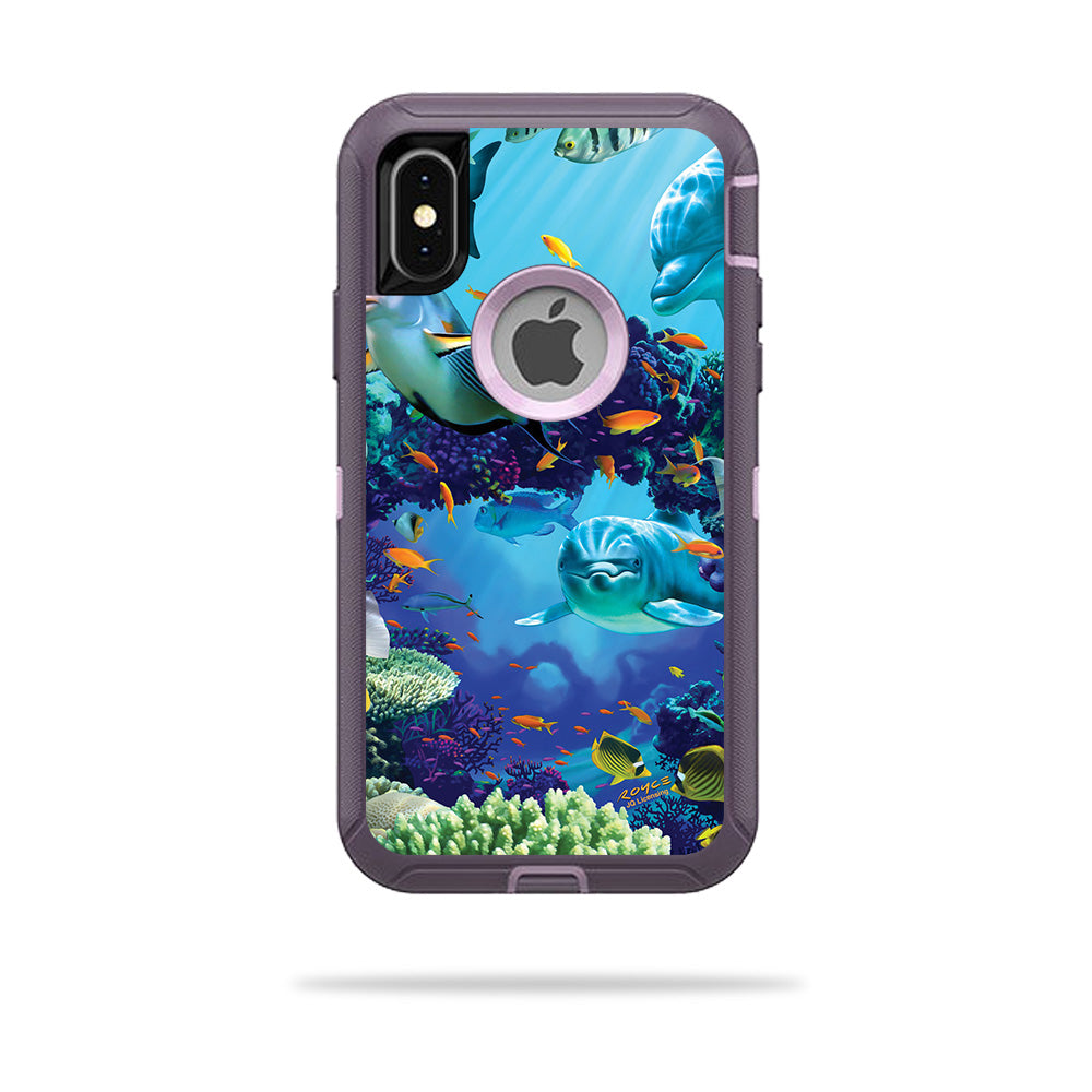 Ocean Friends Skin For OtterBox Defender iPhone X or XS Case — MightySkins