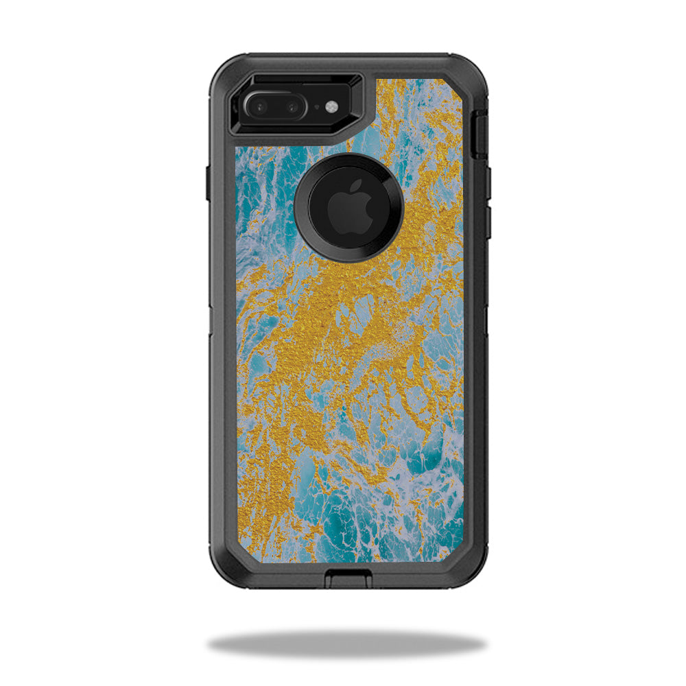 Ocean Marble Skin For OtterBox Defender iPhone 7 Plus Case — MightySkins