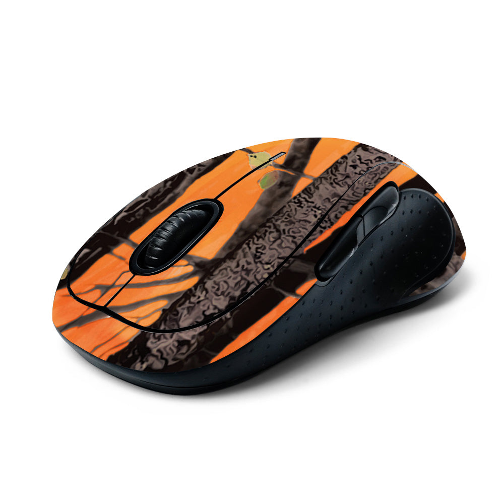Orange Camo Skin For Logitech Control Plus M510 Mouse — MightySkins