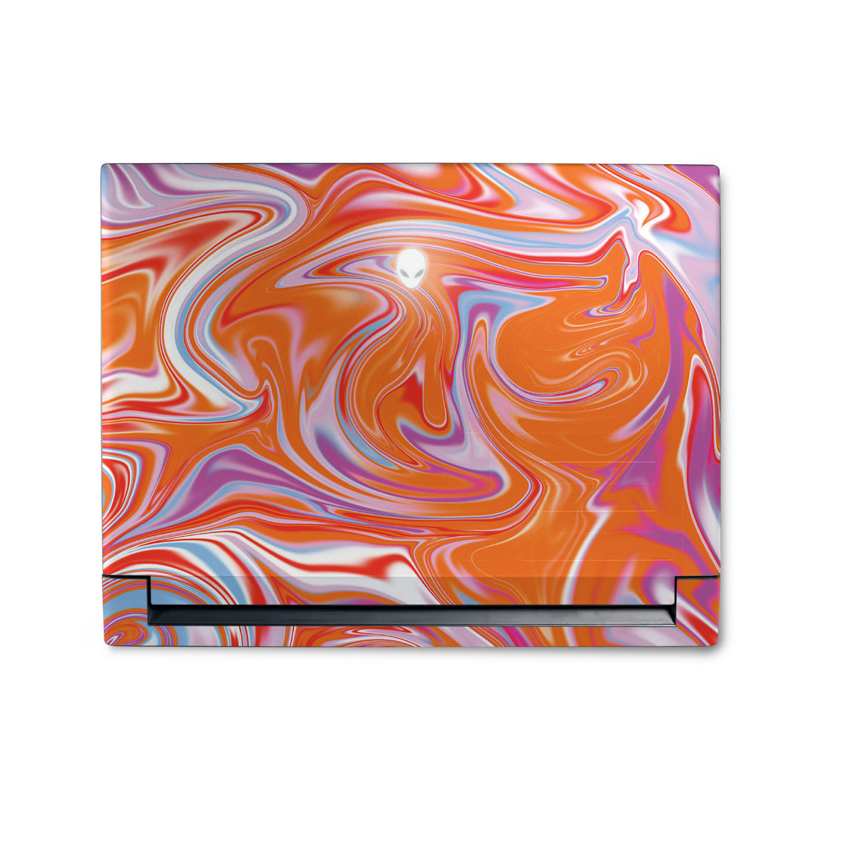 Orange Swirl Skin For Alienware M18 R1 (2023) Laptop — MightySkins
