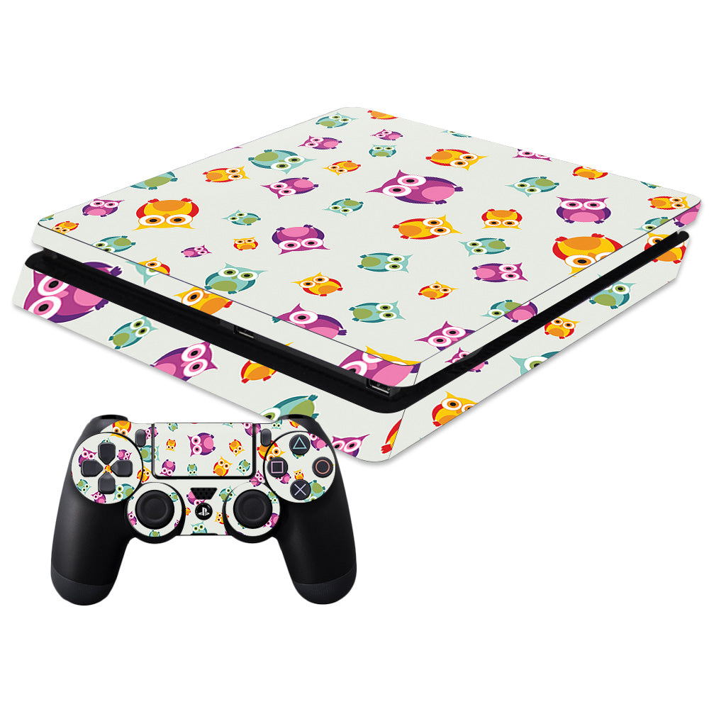 Owls Skin For Sony PS4 Slim & Controller Combo — MightySkins