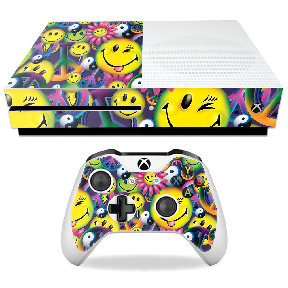 Peace Smile Skin For Microsoft Xbox One S — MightySkins