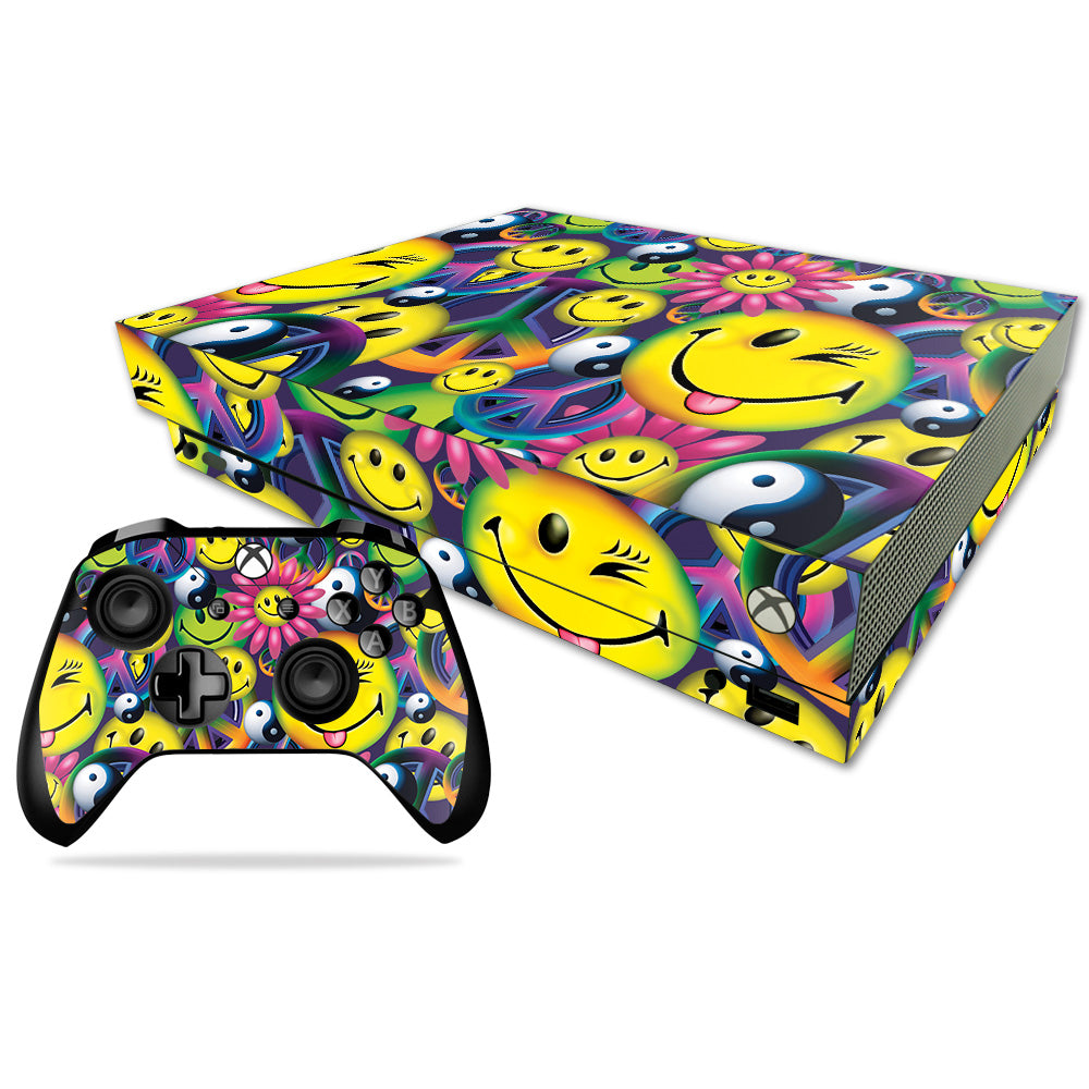 Peace Smile Skin For Microsoft Xbox One X — MightySkins