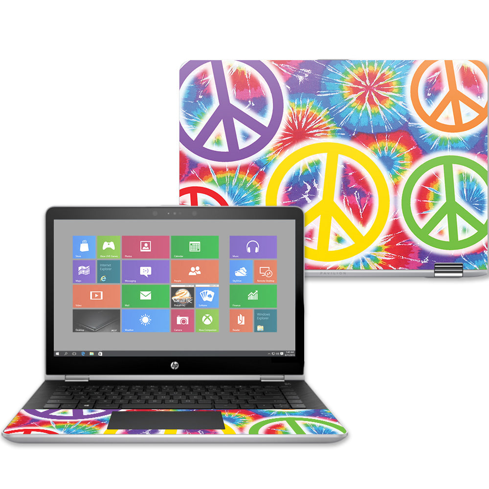 Peaceful Explosion Skin For HP Pavilion x360 14" (2017) — MightySkins