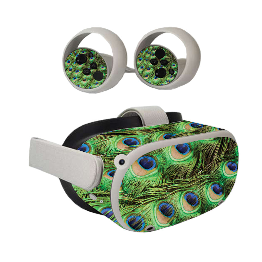 Peacock Pattern Skin For Oculus Quest 2 — MightySkins