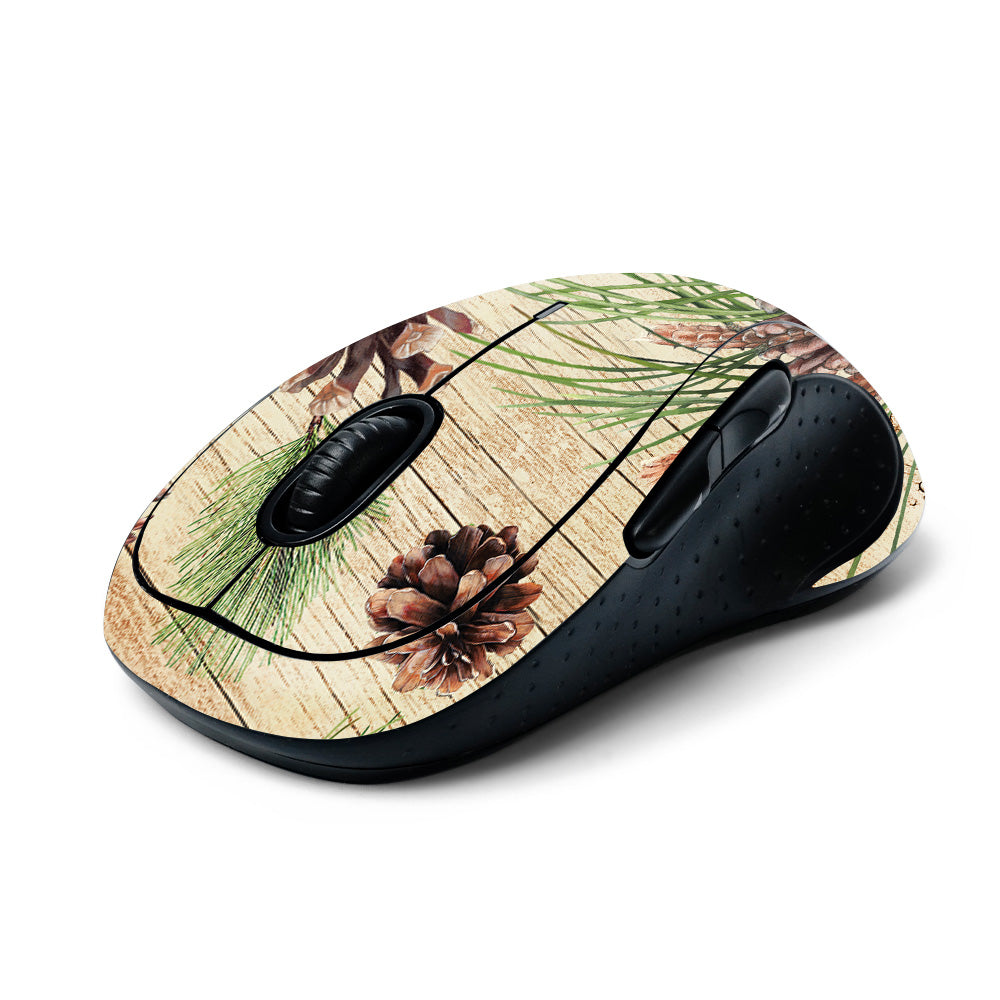 Pine Collage Skin For Logitech Control Plus M510 Mouse — MightySkins