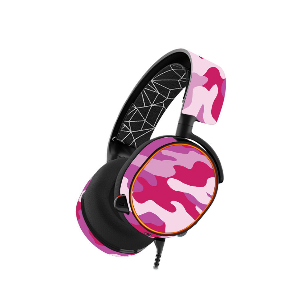 Pink Camo Skin For SteelSeries Arctis 5 Gaming Headset — MightySkins