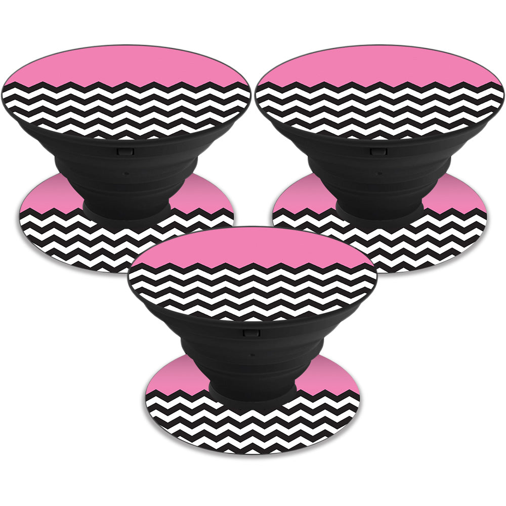 Pink Chevron Skin For PopSocket PopSocket — MightySkins